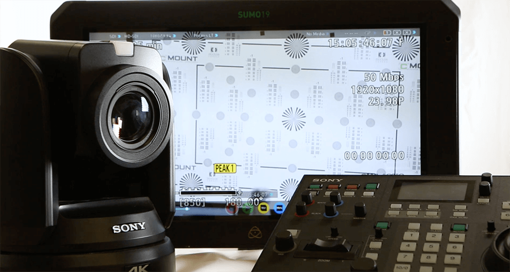 Sony BRC-X1000 4K PTZ Camera/Atomos Sumo Recorder Package - C Mount